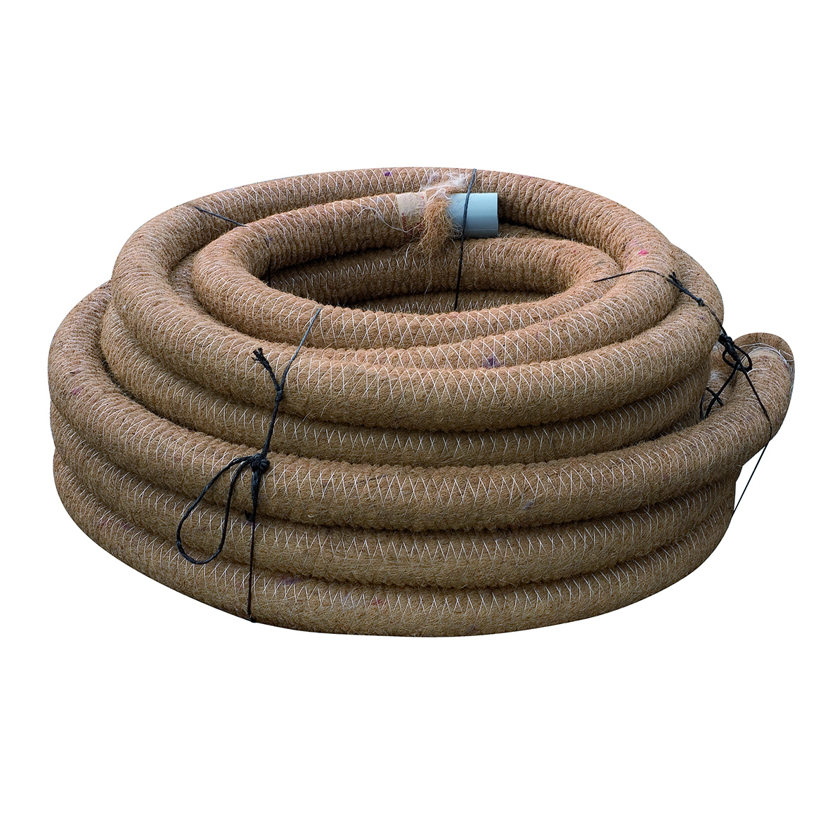 Drain enrobé coco diamètre 100 mm - à la découpe